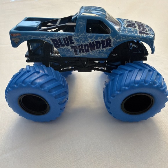 Hot Wheels | Toys | Monster Jam Blue Thunder Monster Truck Monster Jam ...